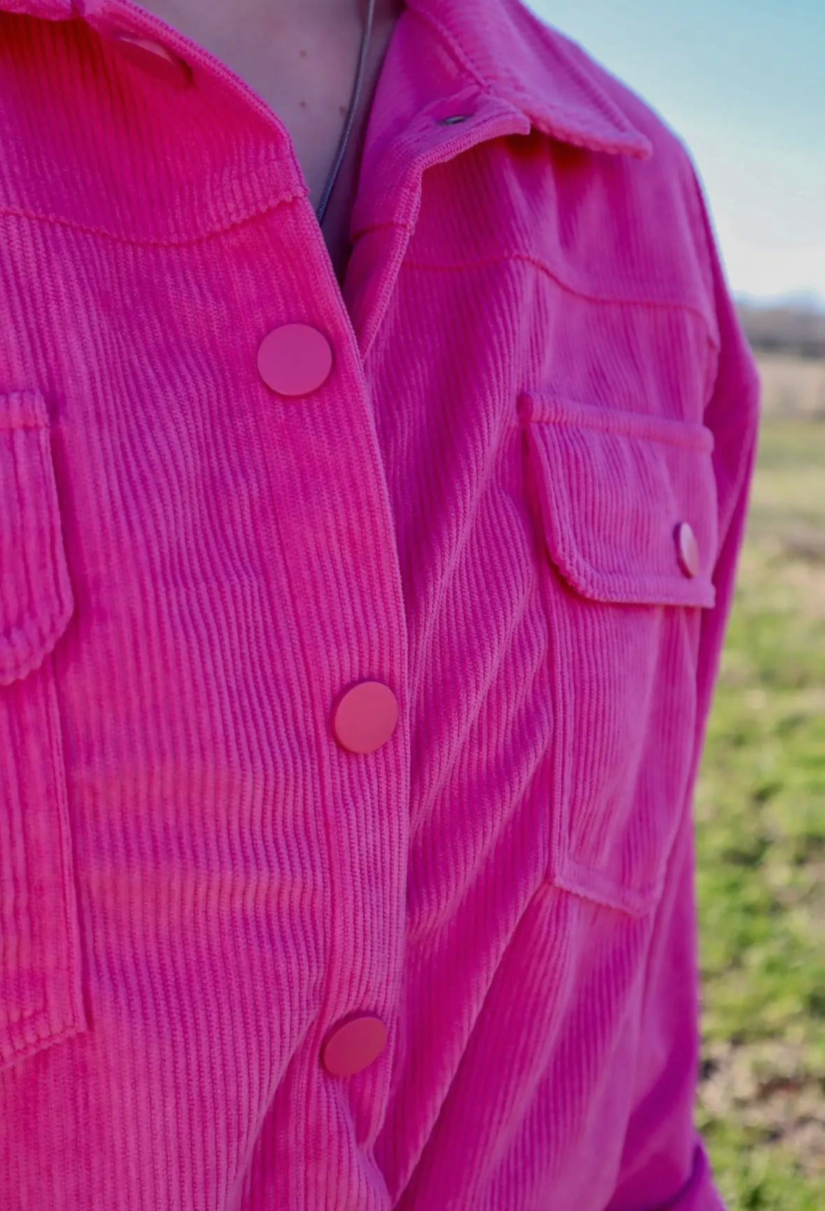 Pink Corduroy Shacket – Queens & Castles Boutique